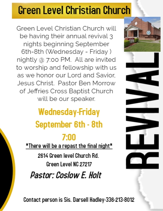 revival service | PosterMyWall