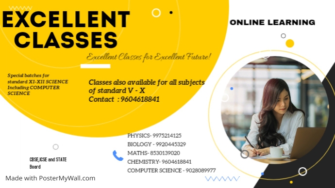 Copy of Online Classes Twitter Post | PosterMyWall