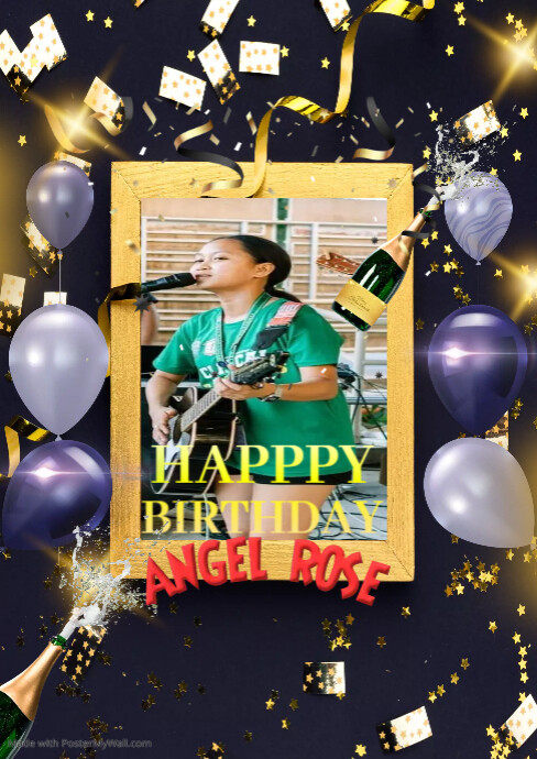 birthday party ad design template (1) | PosterMyWall