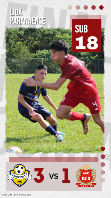 Copy of Full Time Match Soccer Template (3) | PosterMyWall