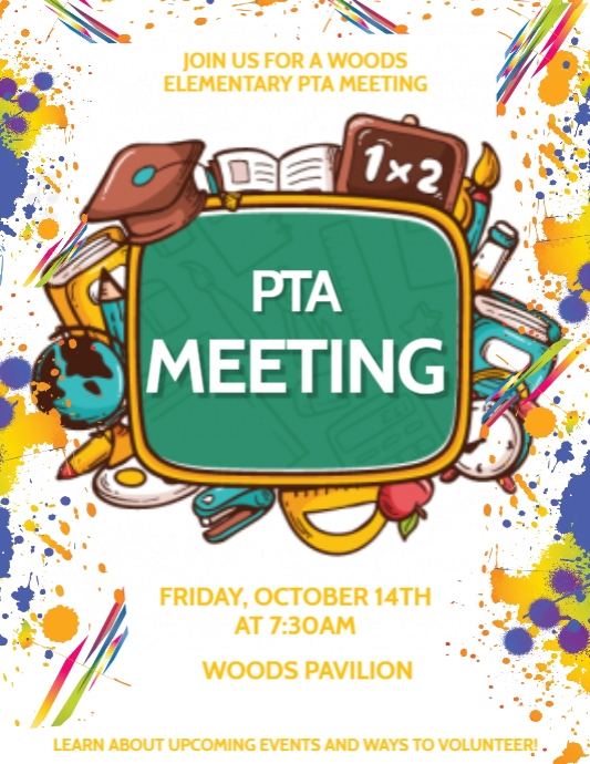 Parent Teacher Association Meet Up Flyer | PosterMyWall