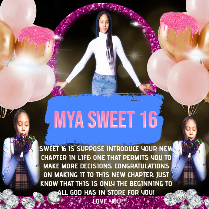 SWEET 16 Birthday | PosterMyWall