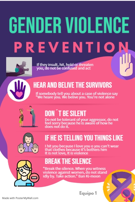 gender violence prevention | PosterMyWall