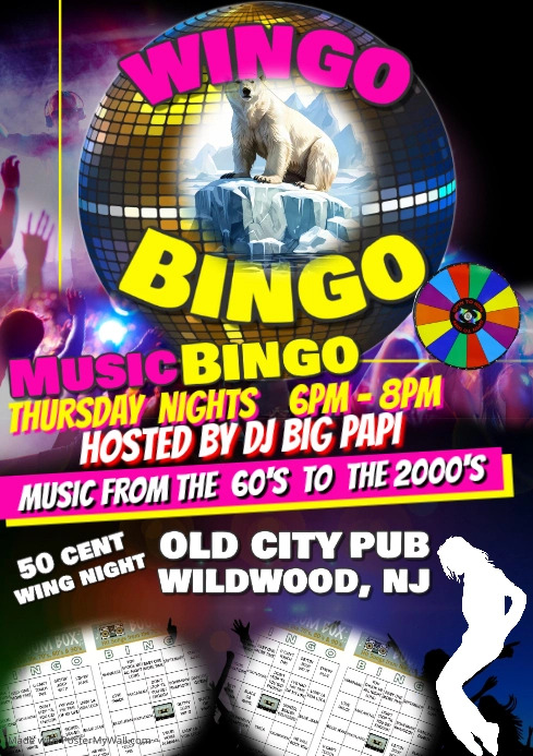 Disco Bingo | PosterMyWall