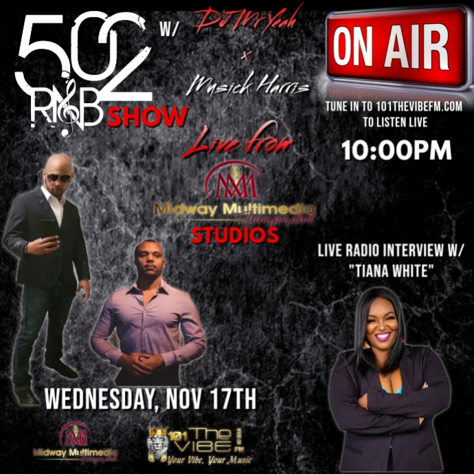 Copy of Copy of RADIO MORNING SHOW PODCAST FLYER TEMPLATE | PosterMyWall