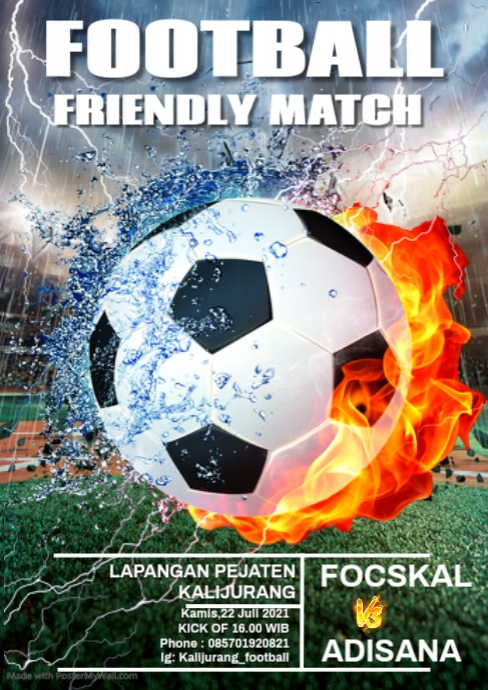 Copy of Salinan Football | PosterMyWall