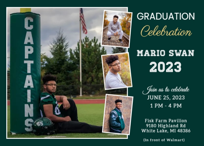 Mario Grad Invite. | PosterMyWall