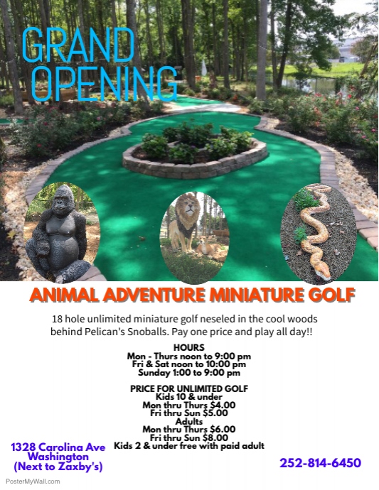 Mini Golf Flyer | PosterMyWall