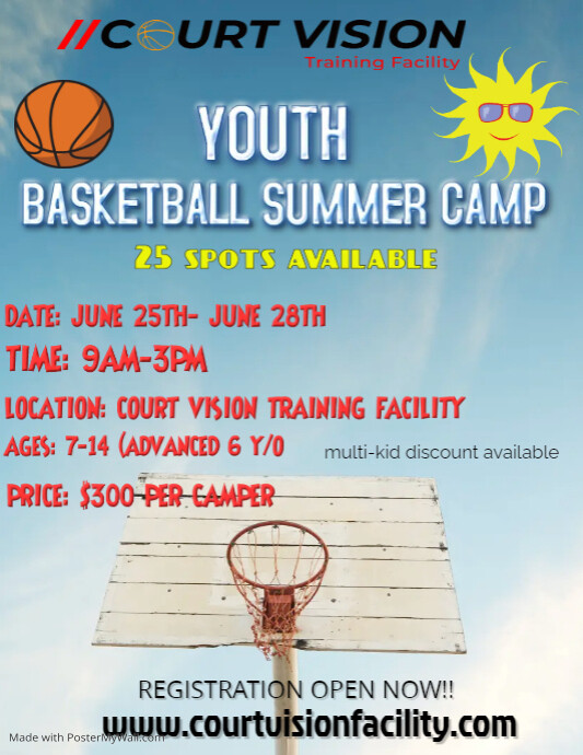 Copy of BASKETBALL CAMP | PosterMyWall