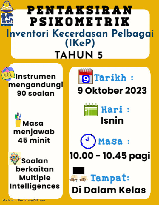 IKeP Tahun 5 | PosterMyWall