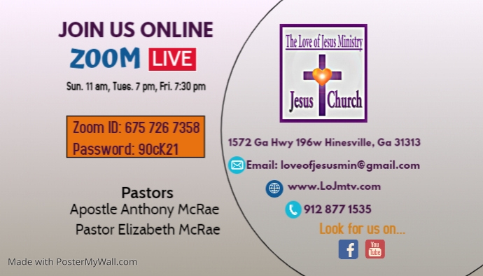 Grey Bus.Card ZOOM | PosterMyWall