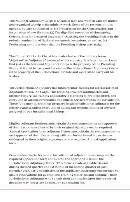 Adjutancy Corps Handbook p2 | PosterMyWall