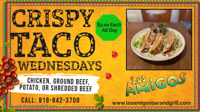 Taco Twitter Post Banner Design | PosterMyWall
