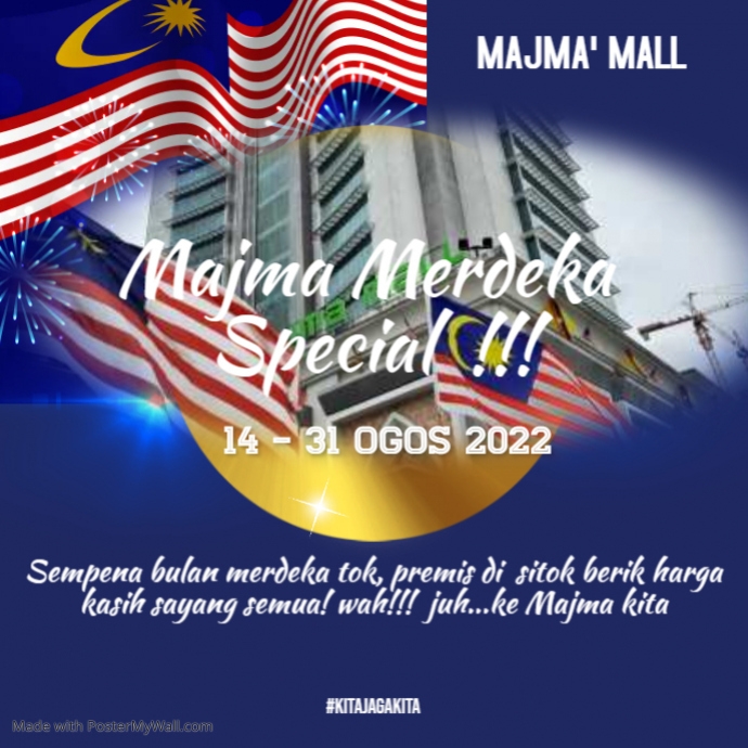 Copy of merdeka day, malaysia | PosterMyWall