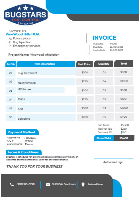 Copy of Business Invoice Design | PosterMyWall