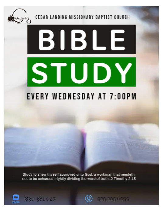 Online Bible Study Flyer | PosterMyWall