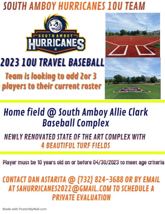 Copy of SA Hurricanes 8U Tryouts (1) | PosterMyWall