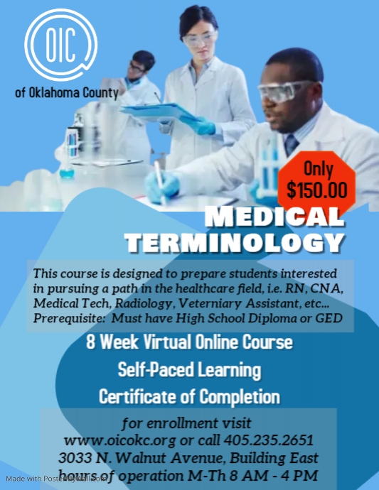 Medical Terminology Flyer | PosterMyWall