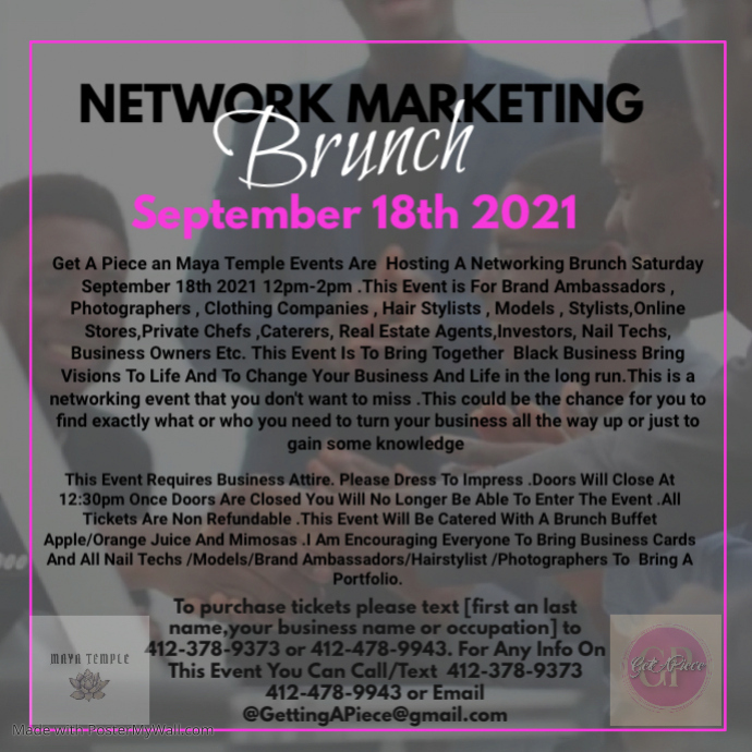 Copy of Network Marketing Conference Event Sales Ad | PosterMyWall