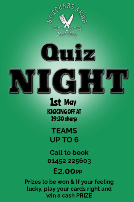 Quiz Night Poster | PosterMyWall