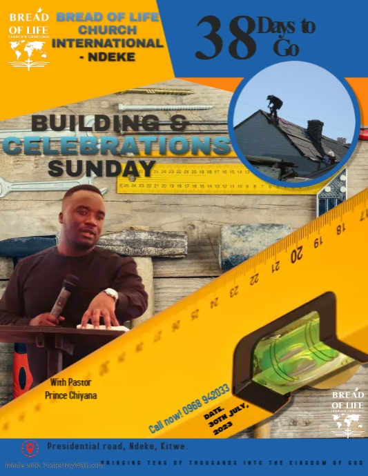 Roofing Construction Advertisement Flyer | PosterMyWall