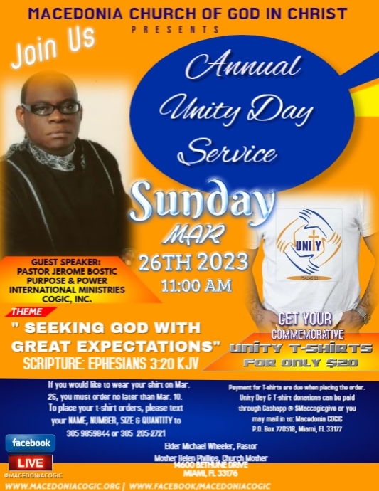 MAC UNITY DAY FLYER 2023 | PosterMyWall