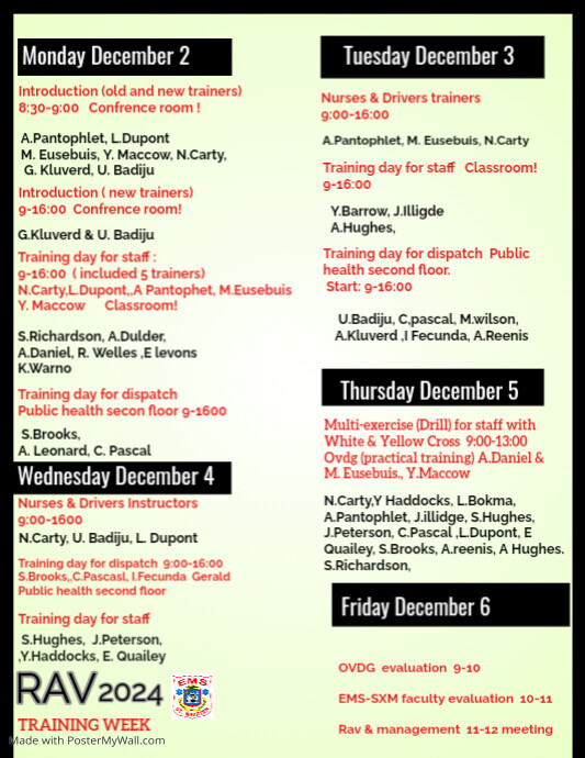 Upcoming School Calendar Events | PosterMyWall