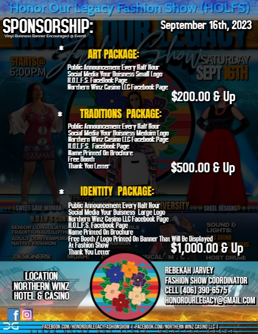 Copy of Copy of Sponsorship Options Leaflet | PosterMyWall