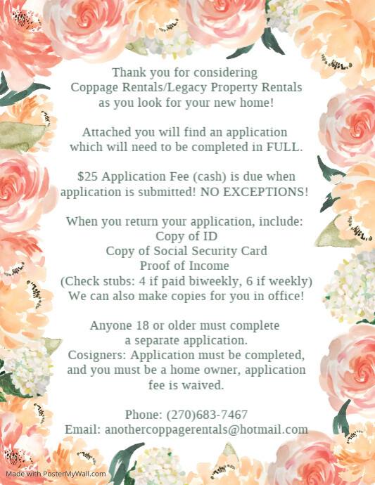 Application Attachment | PosterMyWall