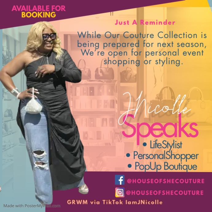 Booking Flyer Template | PosterMyWall