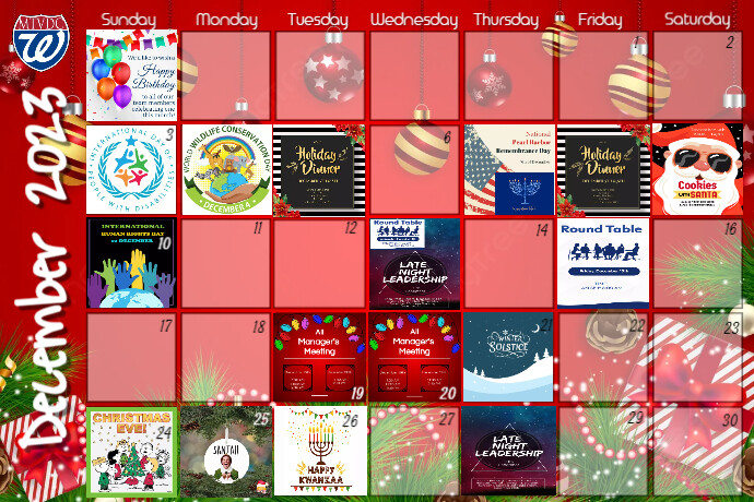 Copy of December 2023 | PosterMyWall