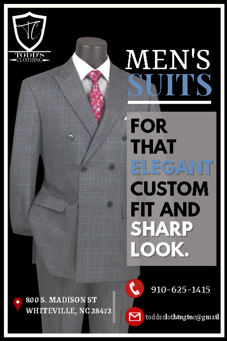 Copy of men's suits | PosterMyWall