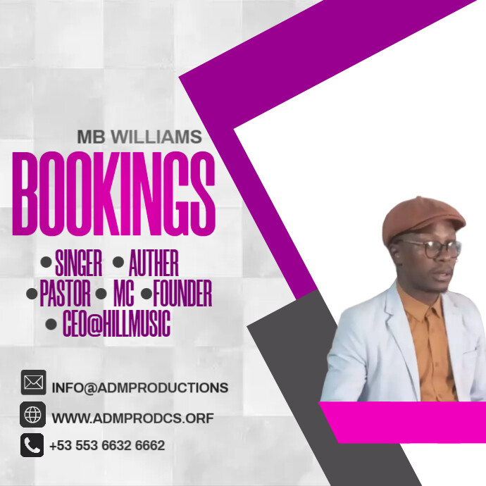 Copy of BOOKING | PosterMyWall