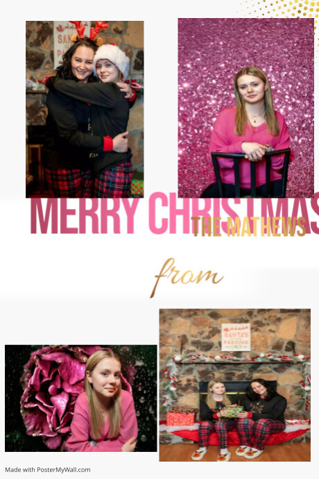 Christmas family collage, collage | PosterMyWall