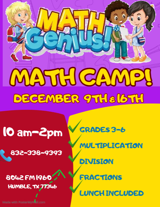 LEARN MATH | PosterMyWall