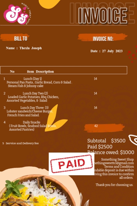 Invoice | PosterMyWall