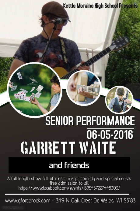 Copy of Garrett and Friends Poster | PosterMyWall