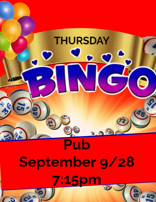 Copy of Sunday Bingo | PosterMyWall