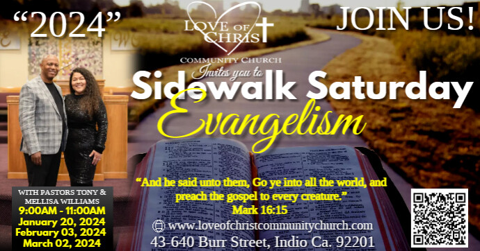 door to door evangelism poster (1) | PosterMyWall