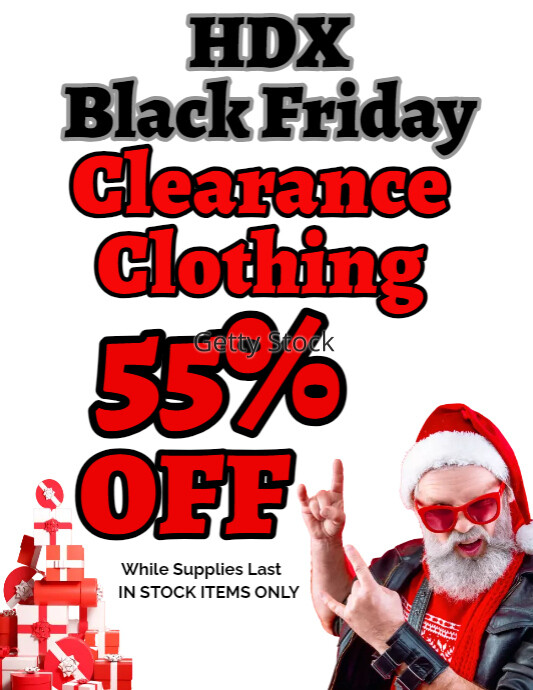 Clearance Clothing | PosterMyWall