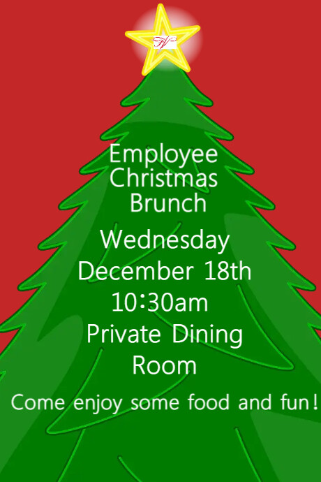 Christmas Tree Decorating Workshop Flyer | PosterMyWall