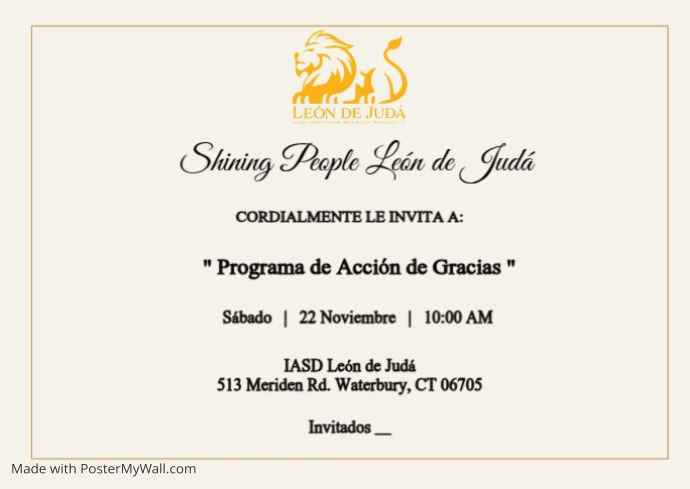 Ordination Service Invite | PosterMyWall