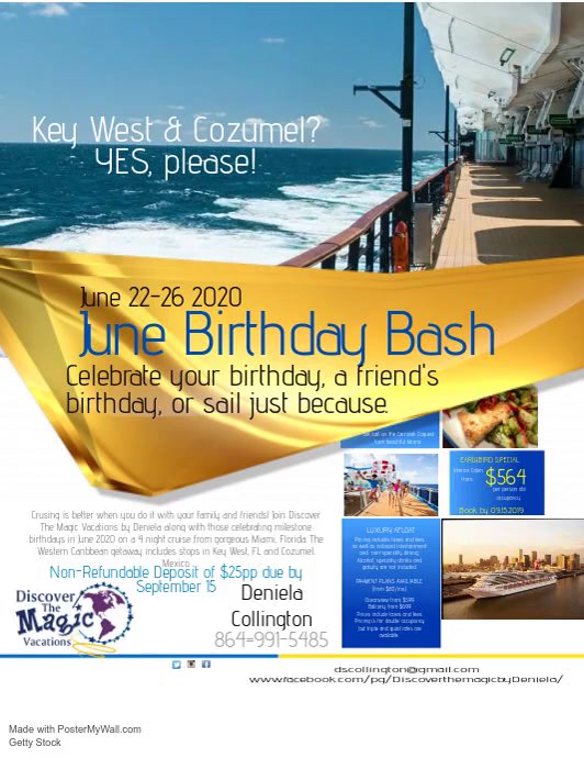 June Birthday Bash | PosterMyWall