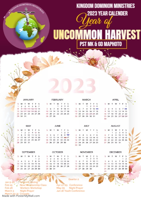 Copy of Calendar 2023 | PosterMyWall