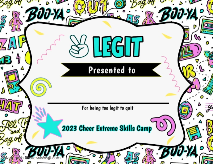 Too legit | PosterMyWall