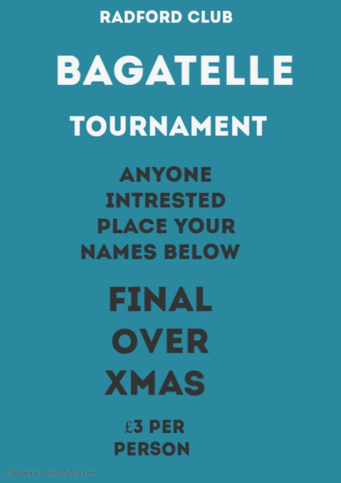 Darts Tournament simple colorful flyer | PosterMyWall