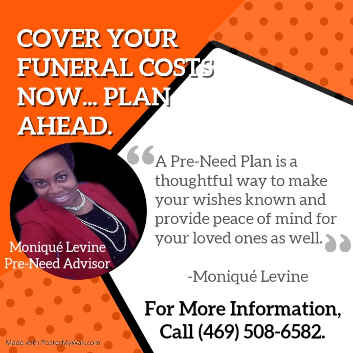 Copy of Pre-Need | PosterMyWall