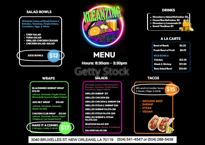 Kleanzing with K menu (regular) | PosterMyWall