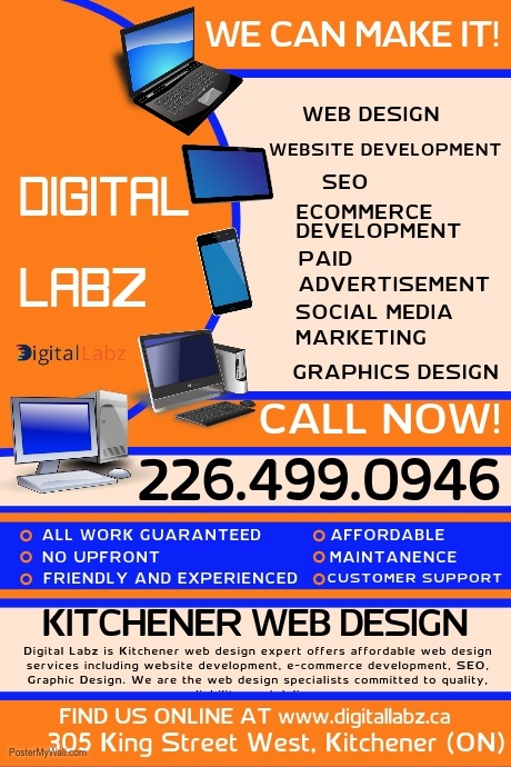 Kitchener Web Design Company | PosterMyWall