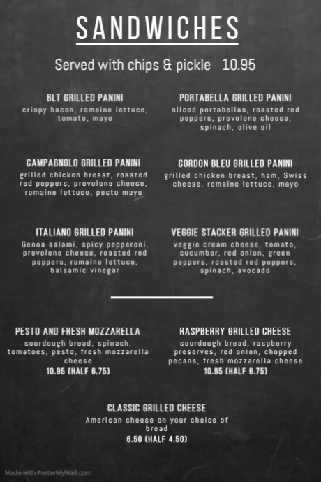 (Hannah) WBCC Sandwiches | PosterMyWall